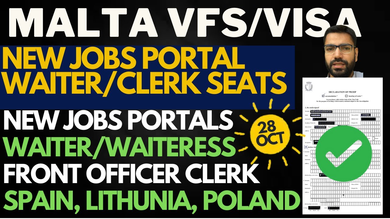 New Jobs In Malta Lithuania Spain Portugal What Is Declaration Form I new-jobs-in-malta-lithuania-spain-portugal-what-is-declaration-form-i