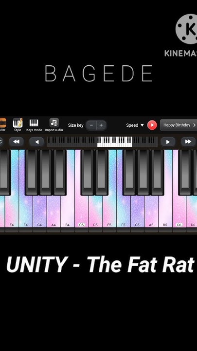 UNITY- The Fat Rat piano tutorial #unity #piano #thefatrat - YouTube