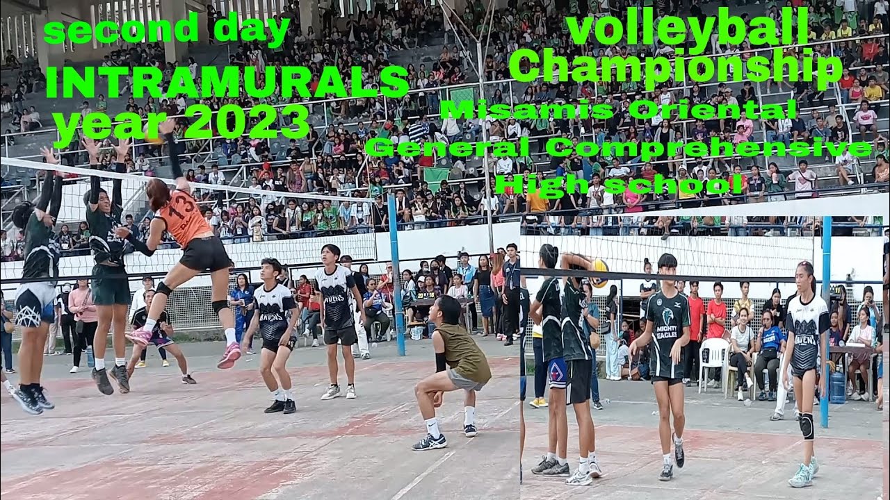 Second day Intramurals year2023, Volleyball championship,MOGCHS ...