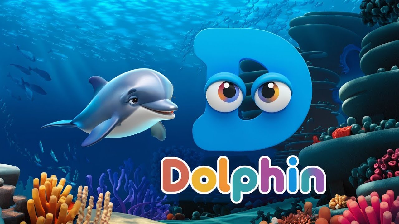 ABC Ocean Animals Song | Dolphin Shark Song | Fun A to Z Sea Animals ...