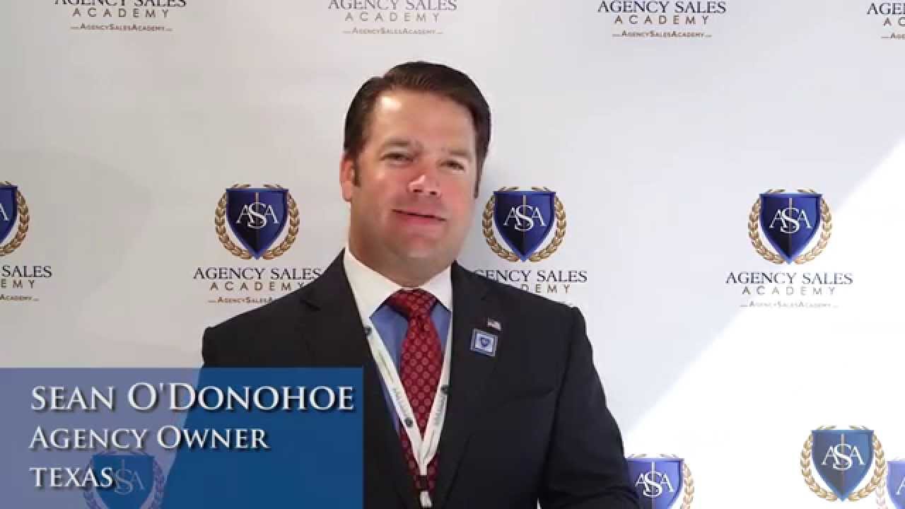 Agency Sales Academy testimonial - Sean O'Donohoe, Agency Owner - YouTube