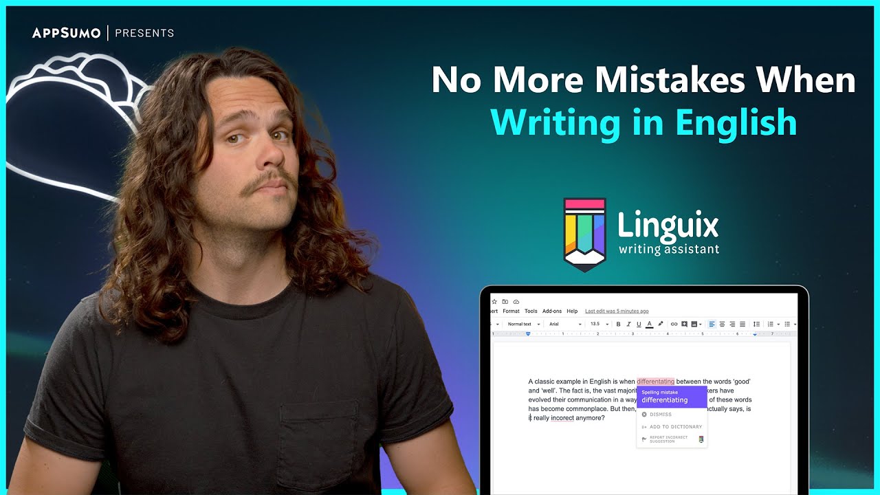 Improve Your Writing Fast with Linguix - YouTube