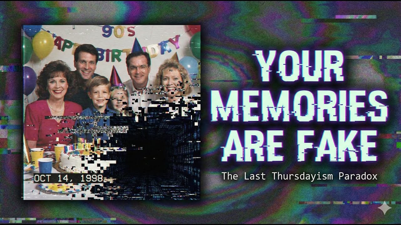 You Were Born 4 Days Ago: "The Horror of Last Thursdayism" - YouTube
