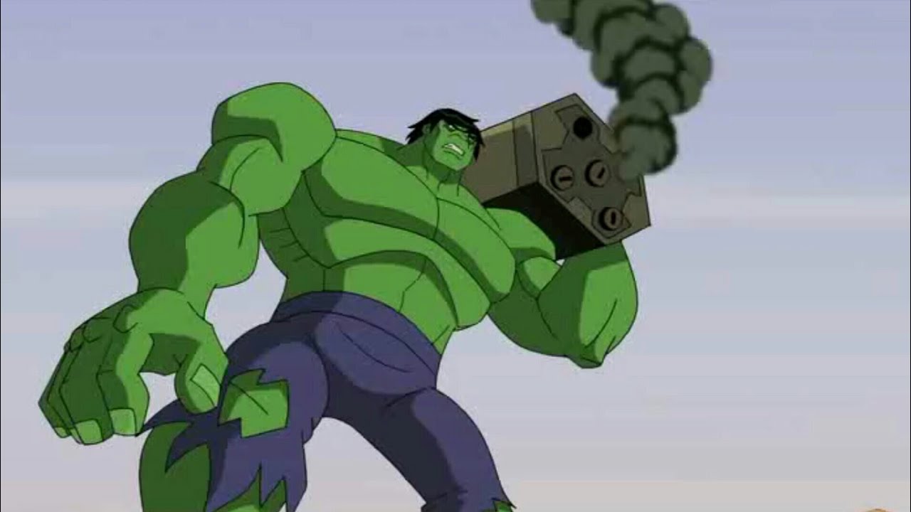 Hulk Vs Army (Hulk Buster Unit) The Avengers Earths Mightiest Heroes S1 ...