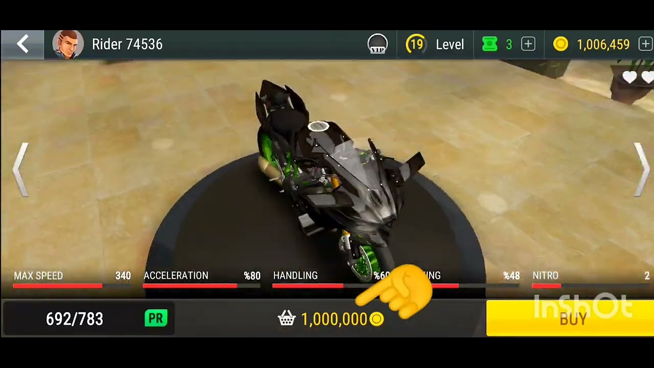 Kawasaki Ninja bike purchase and game - YouTube