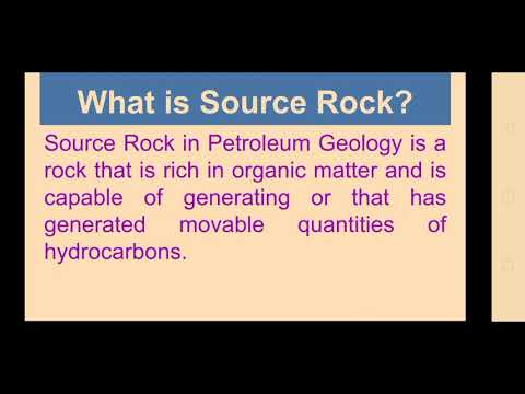 What is Source Rock in Petroleum Geology? - YouTube