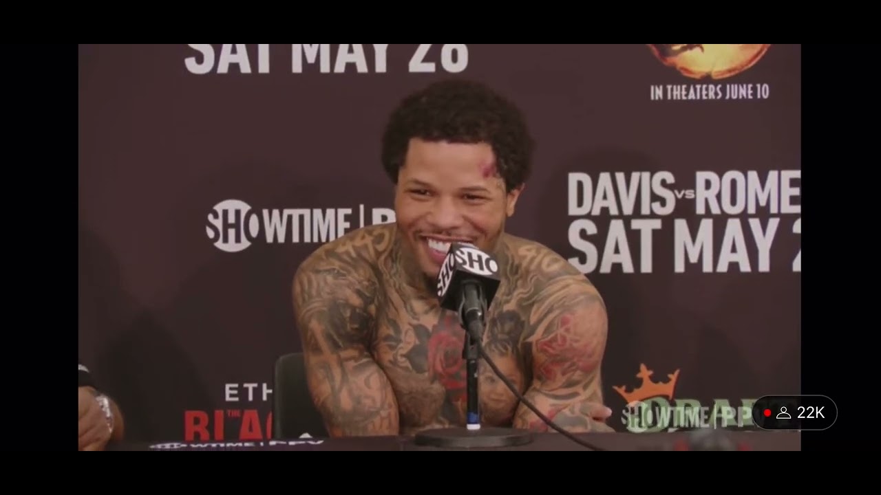 Tank Davis Press Conference(post-fight) #tank #romero - YouTube
