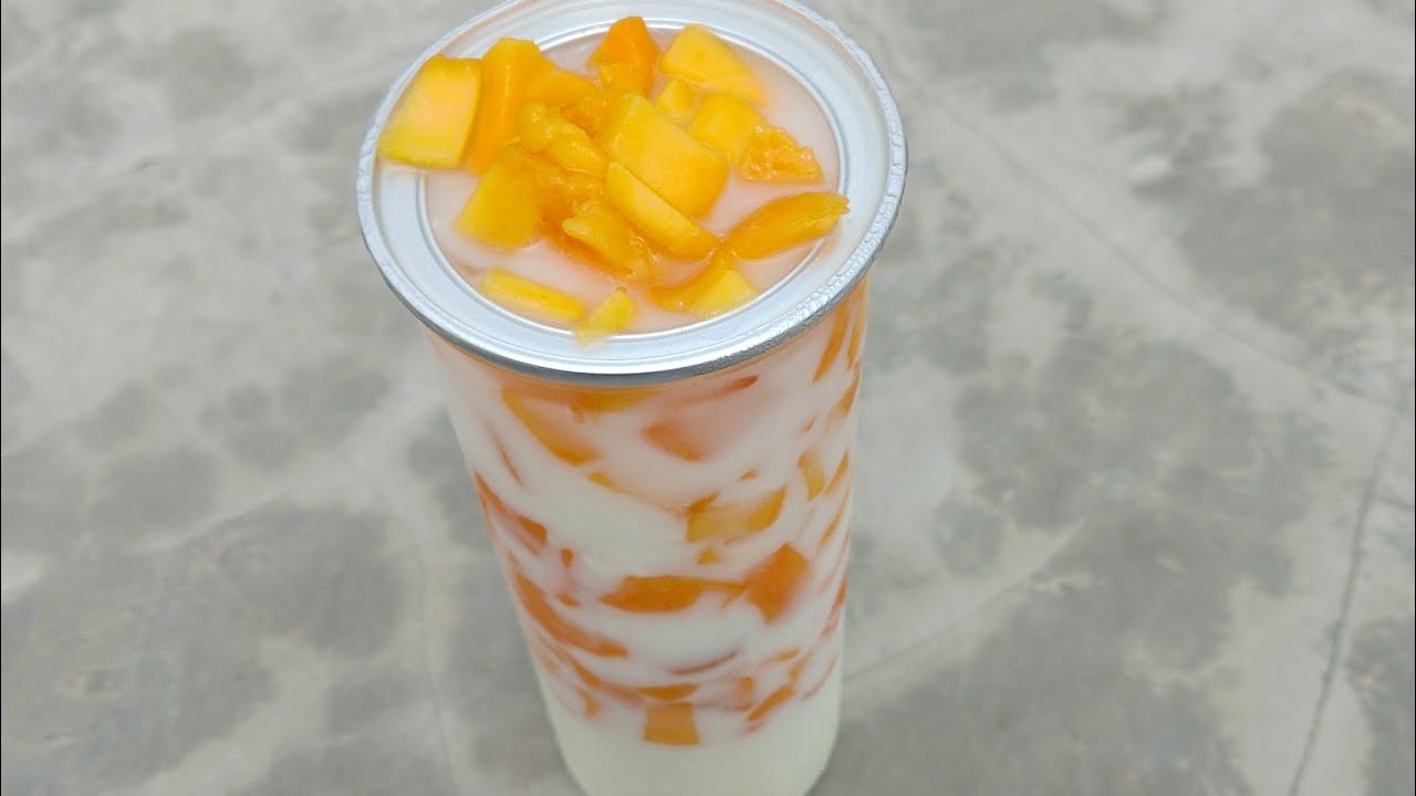 Mango drink recipe/mango shake recipe/আম দুধ রেসিপি - YouTube