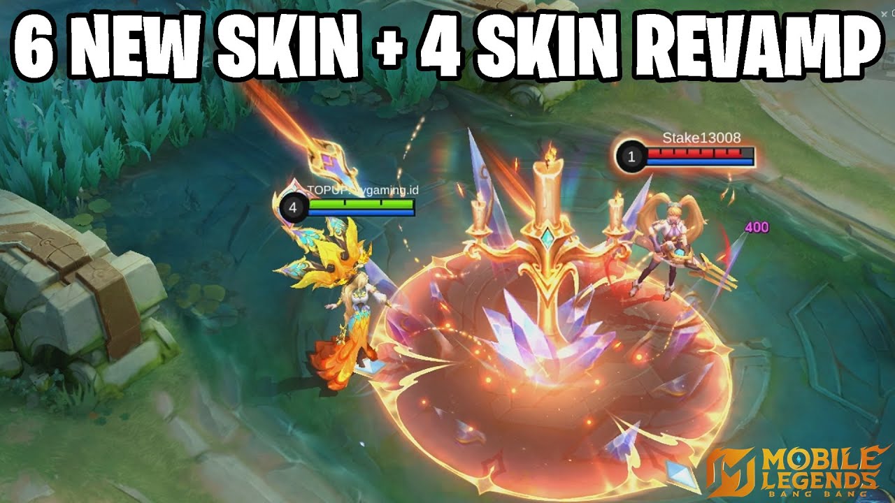6 NEW SKIN VALIR EPIC, AURORA EPIC, KARRIE MPL + 4 SKIN REVAMP PHARSA ...
