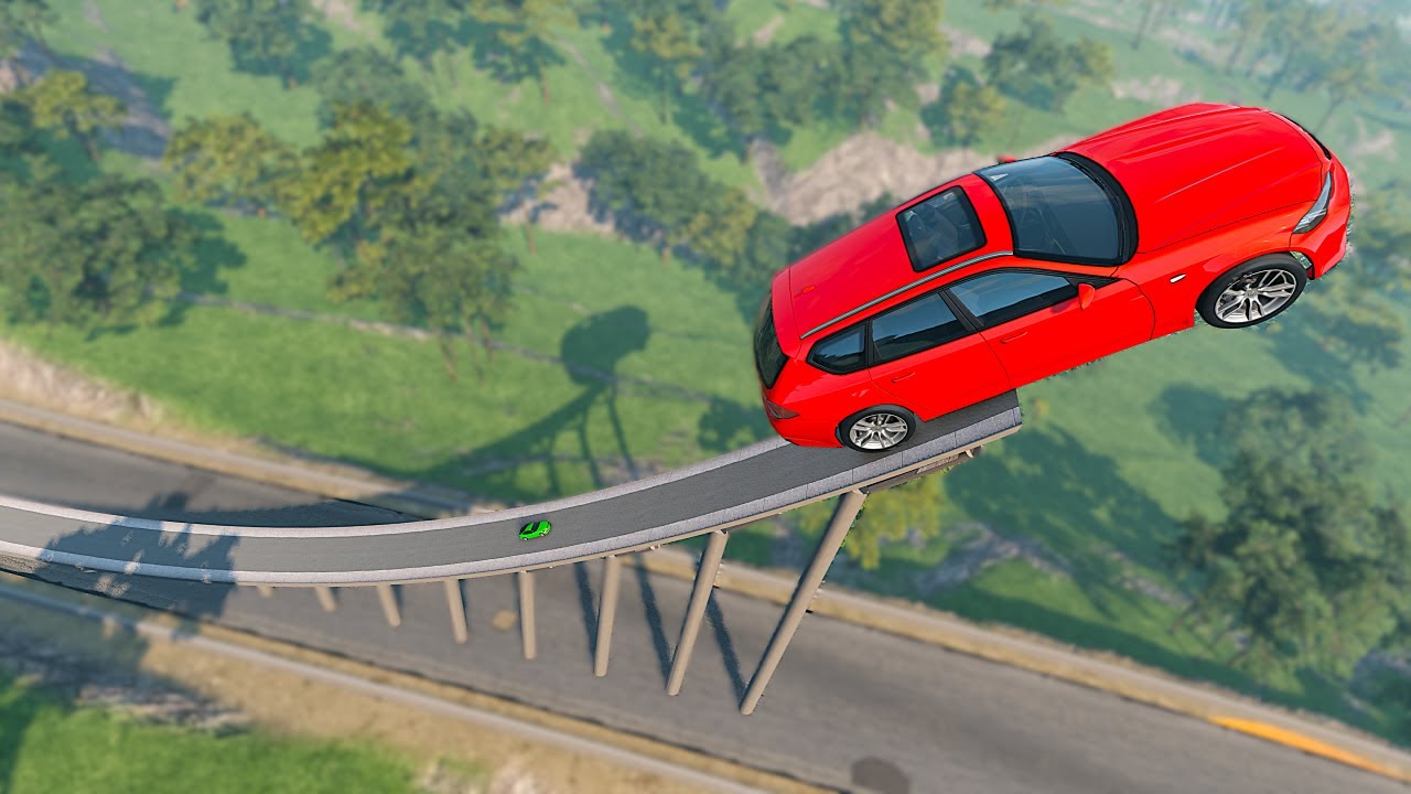 Small to Giant Cars vs Giant Ramp 😱 Beamng.drive #25 - YouTube