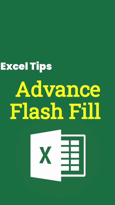 Advance Flash Fill In Excel - Excel Tips || #exceltech #excelworld #excelfunction - YouTube