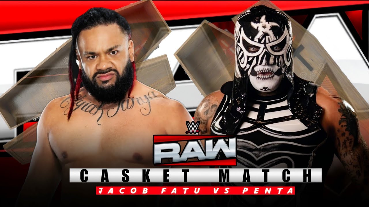 Casket Match | Jacob Fatu vs Penta Full Match | WWE RAW Highlights ...