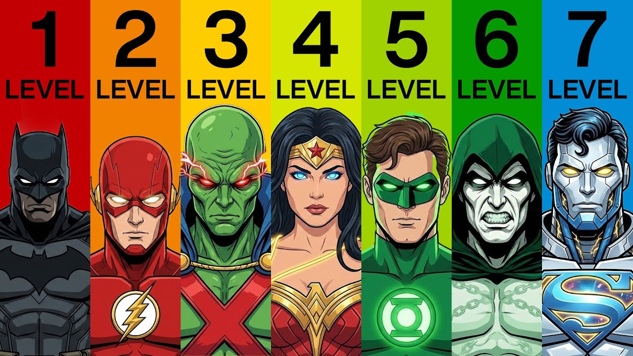 The 7 Levels of Justice League Members Explained (From Human to ...