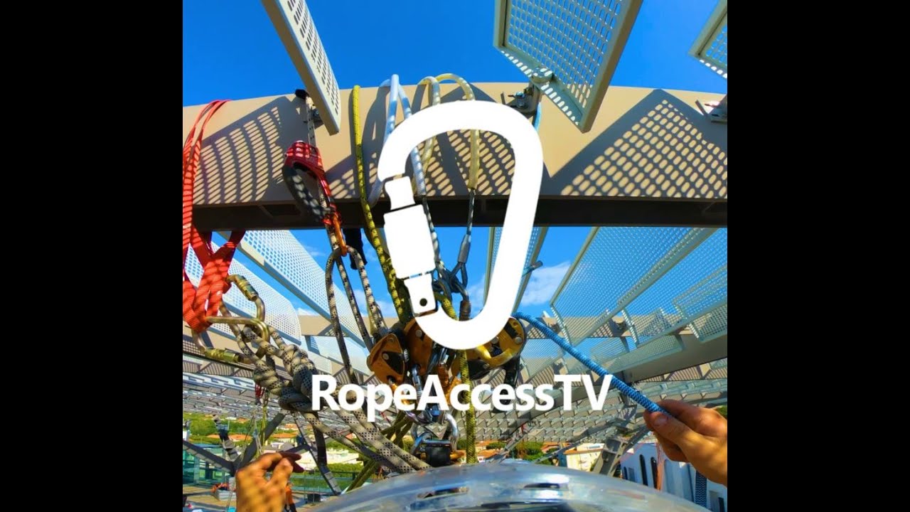 Rope Access Abseiler Maintenance - YouTube