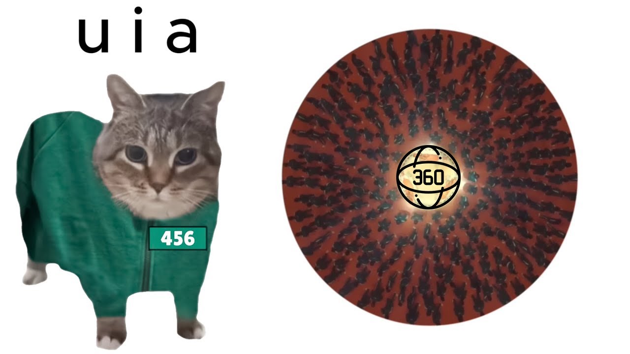 U II A IO UI A I O x Mingle Game Song (Squid Game) 360° - YouTube