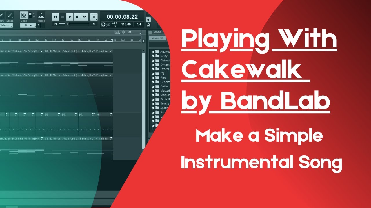 Playing With Cakewalk by BandLab - YouTube