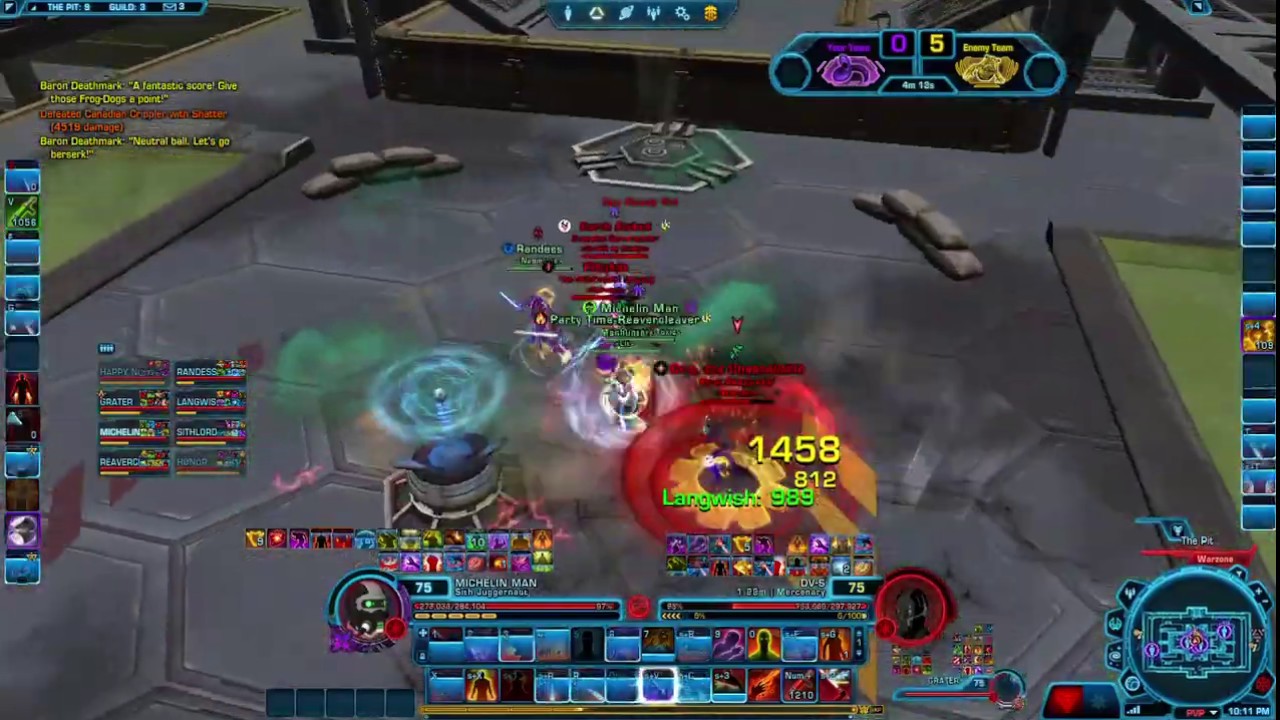 14K DPS Huttball: SWTOR 6.1 Juggernaut PvP (Vengeance) - YouTube