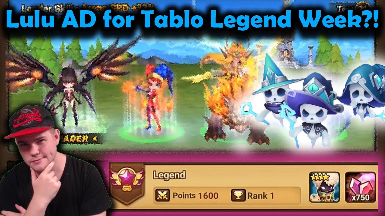 Lulu on Arena Defense for Tablo Legend Reward?! Summoners War - YouTube