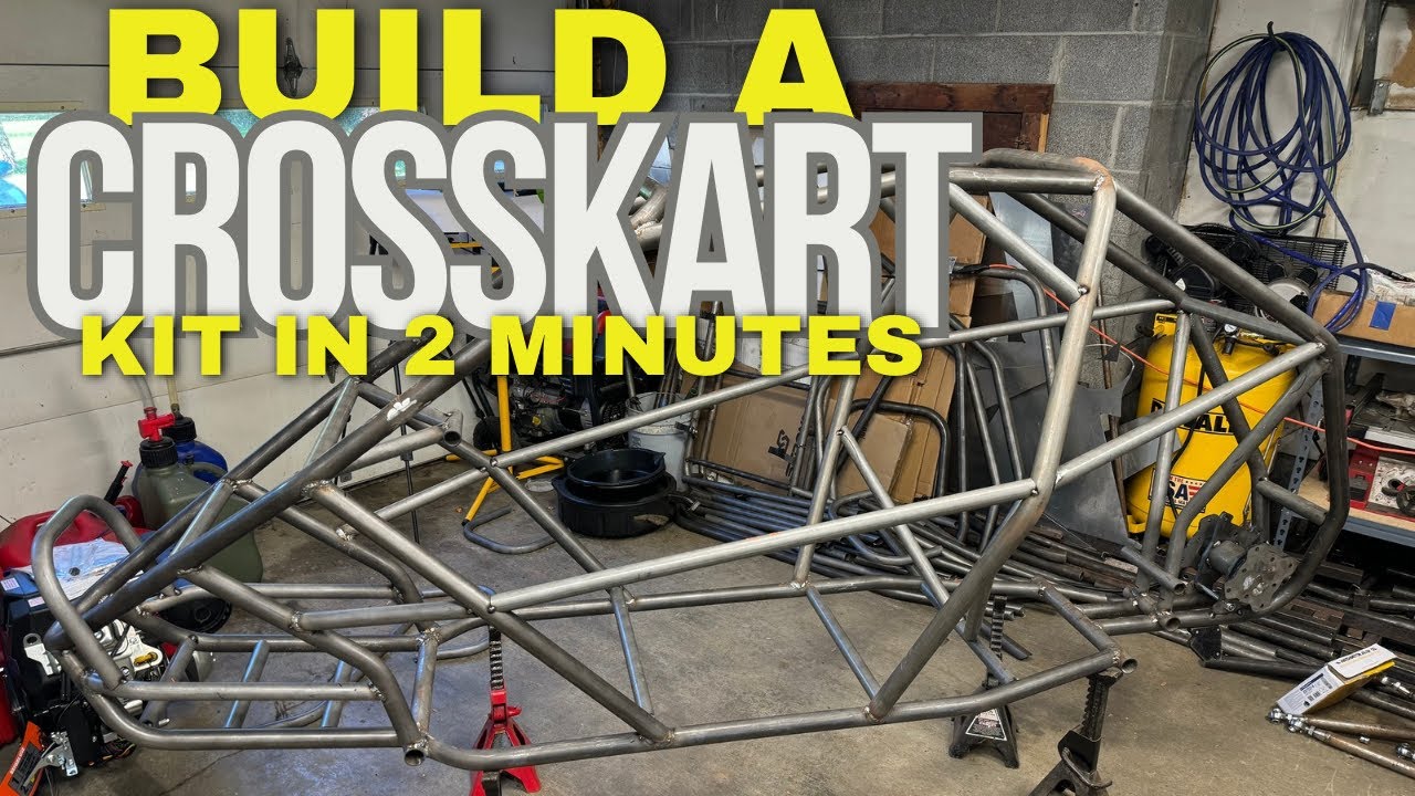 Build a Crosskart frame In Just 2 Minutes! Kjraycing Kit - YouTube