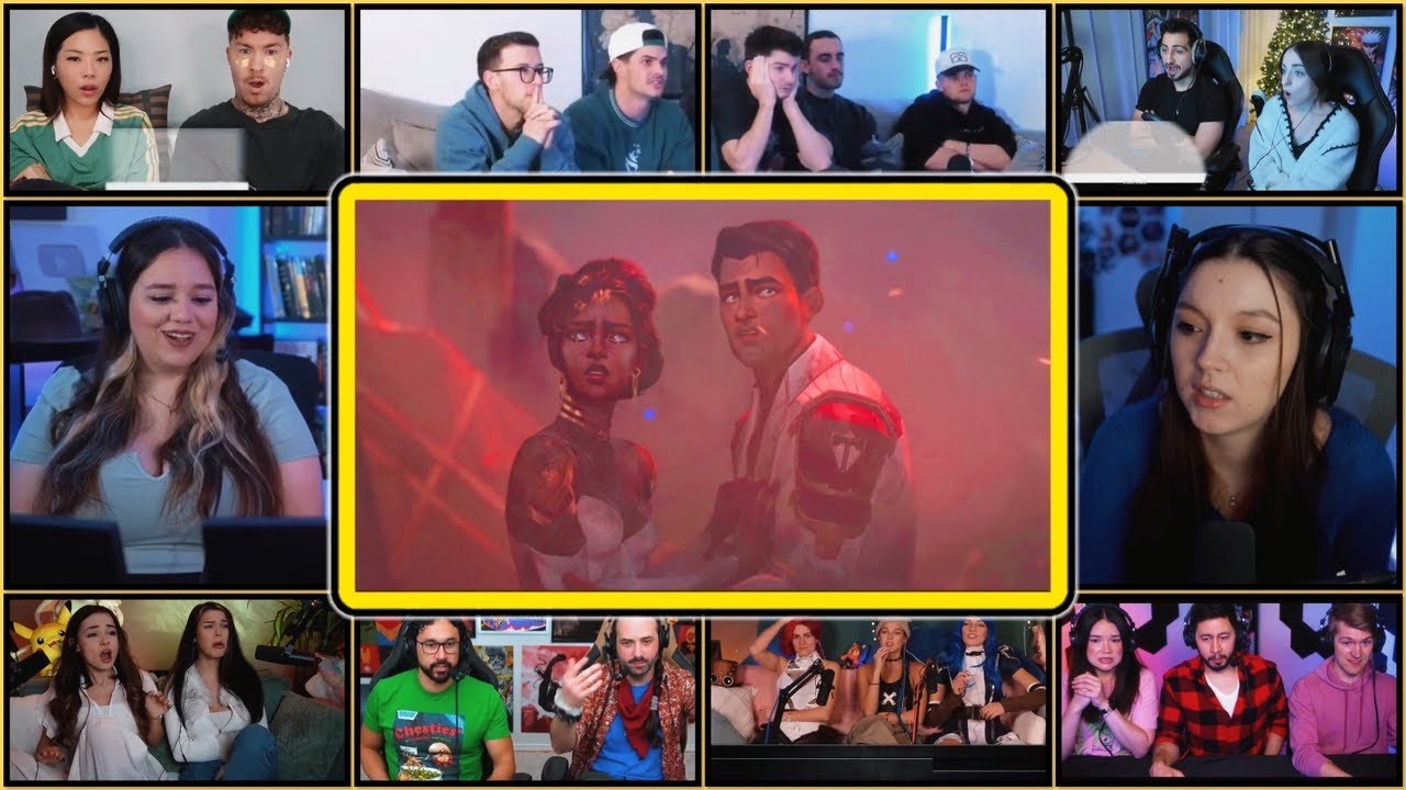 YouTubers React To THE BOMBING’s AFTERMATH | Arcane S2 Ep 1 Opening Scene Reaction Compilation ...