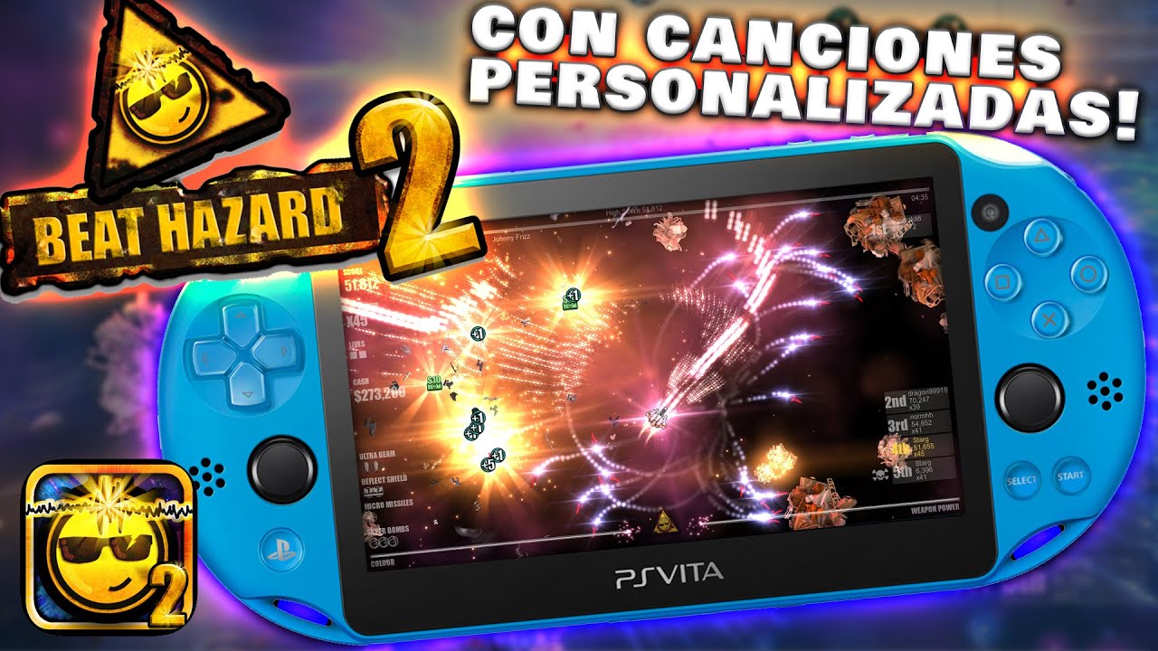 Beat Hazard 2 es INCREÍBLE en PS VITA! Con tus propias canciones! - YouTube