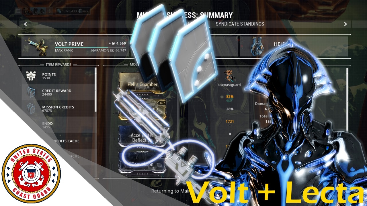 Warframe | Insane Volt + Secura Lecta Combo Build! - YouTube