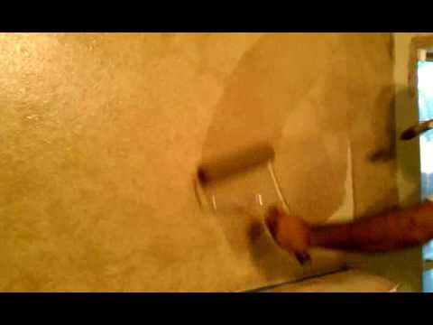 How To Apply Ragging Off Faux Finish - YouTube