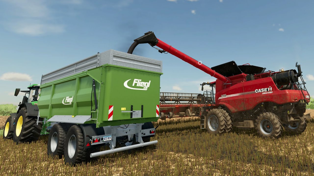 Cosecho La Colza y Junto Los Campos Para Tener Mas Productividad | #50 ...