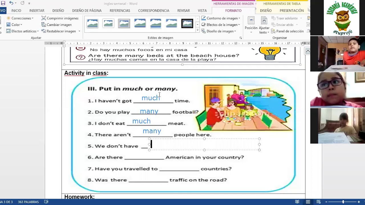INGLES MANY AND MUCH - YouTube