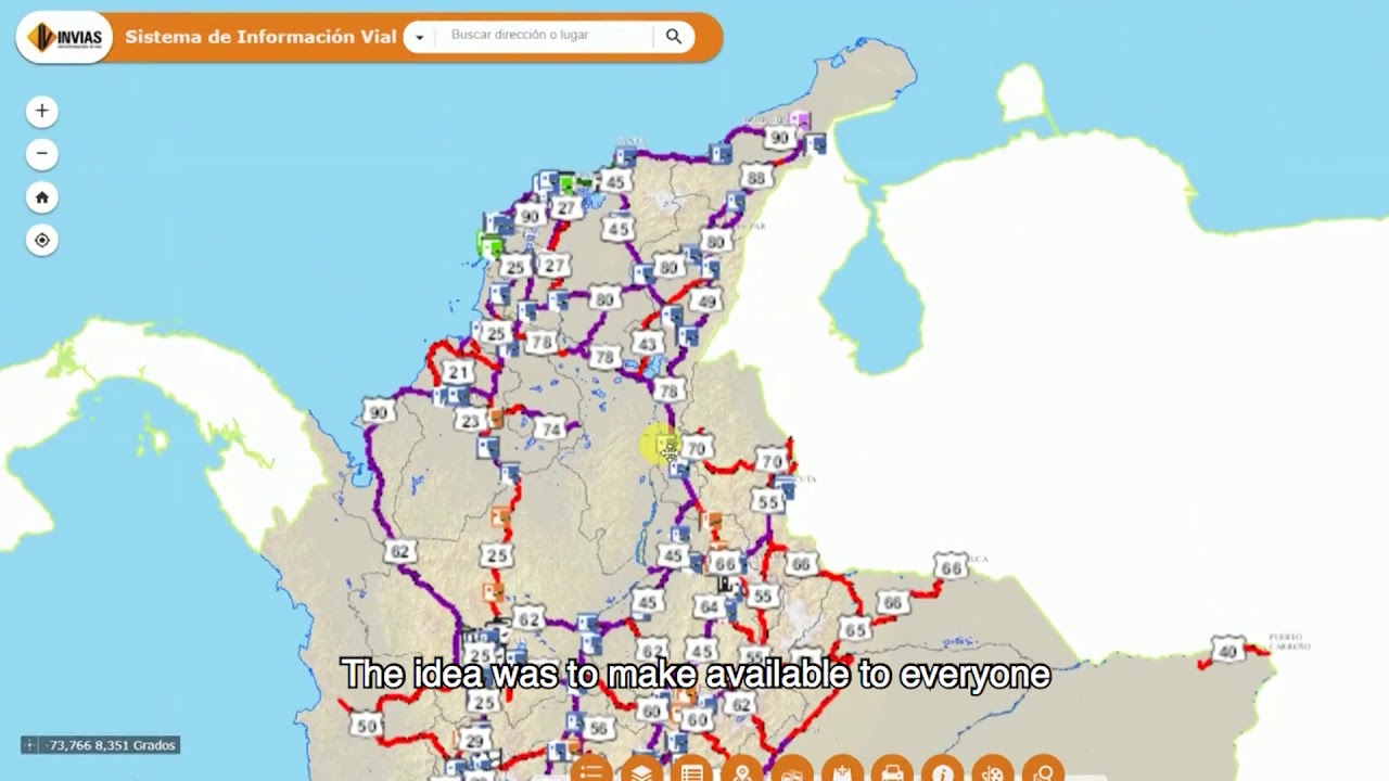 Sistemas de Información Geográfica en INVÍAS - YouTube