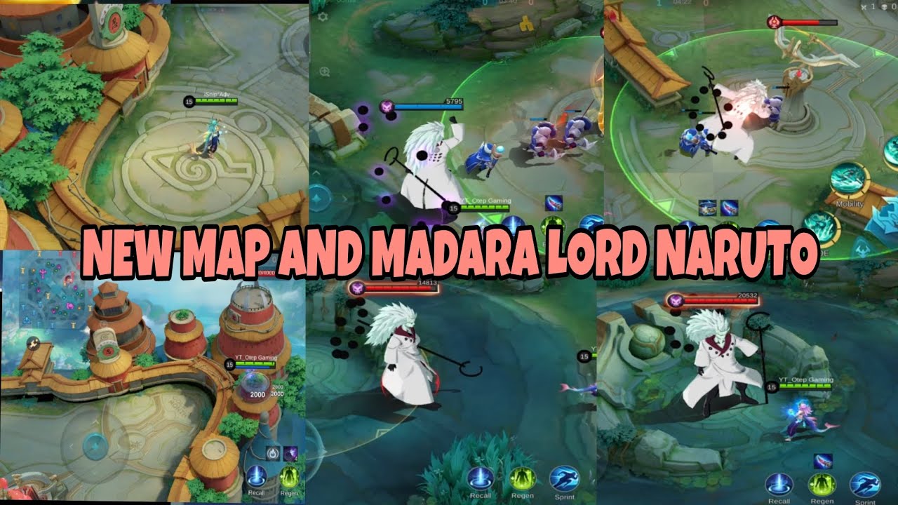 MLBB UPDATE| NARUTO MADARA LORD AND MAP - YouTube