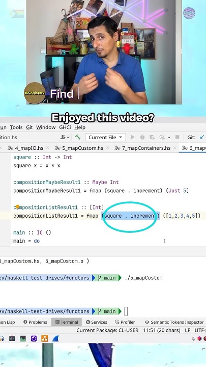 Using Composition To Map A List To Another List Via Fmap Jesprotech Haskell Functor Coding