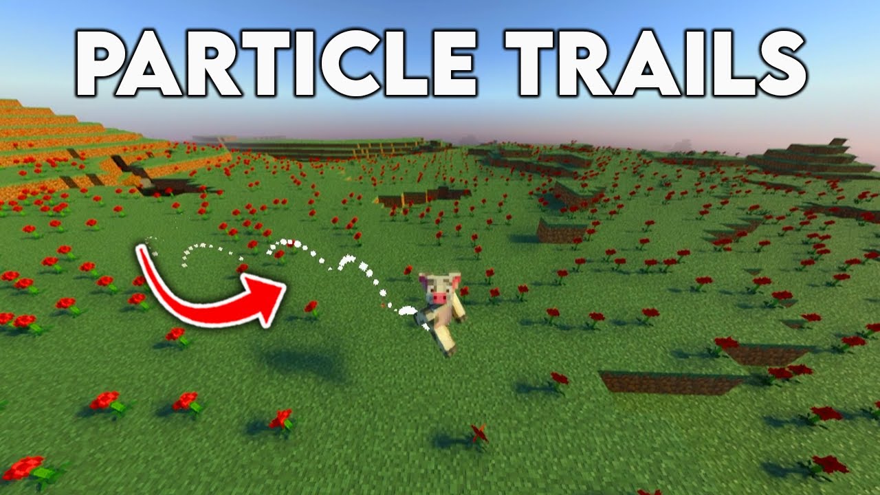 Making a Particle Trail Shop in Minecraft Bedrock - YouTube