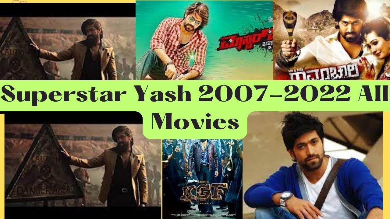 Yash All Movies List | Yash Ki Film | Yash Movie Names | - YouTube