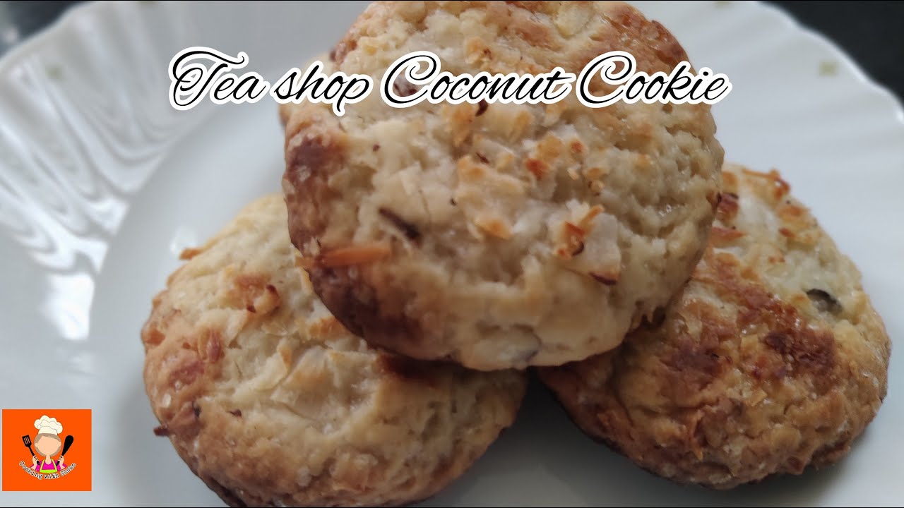 Tea Shop Coconut cookie recipe without oven / Tea kadai Thengai Biscuit ...