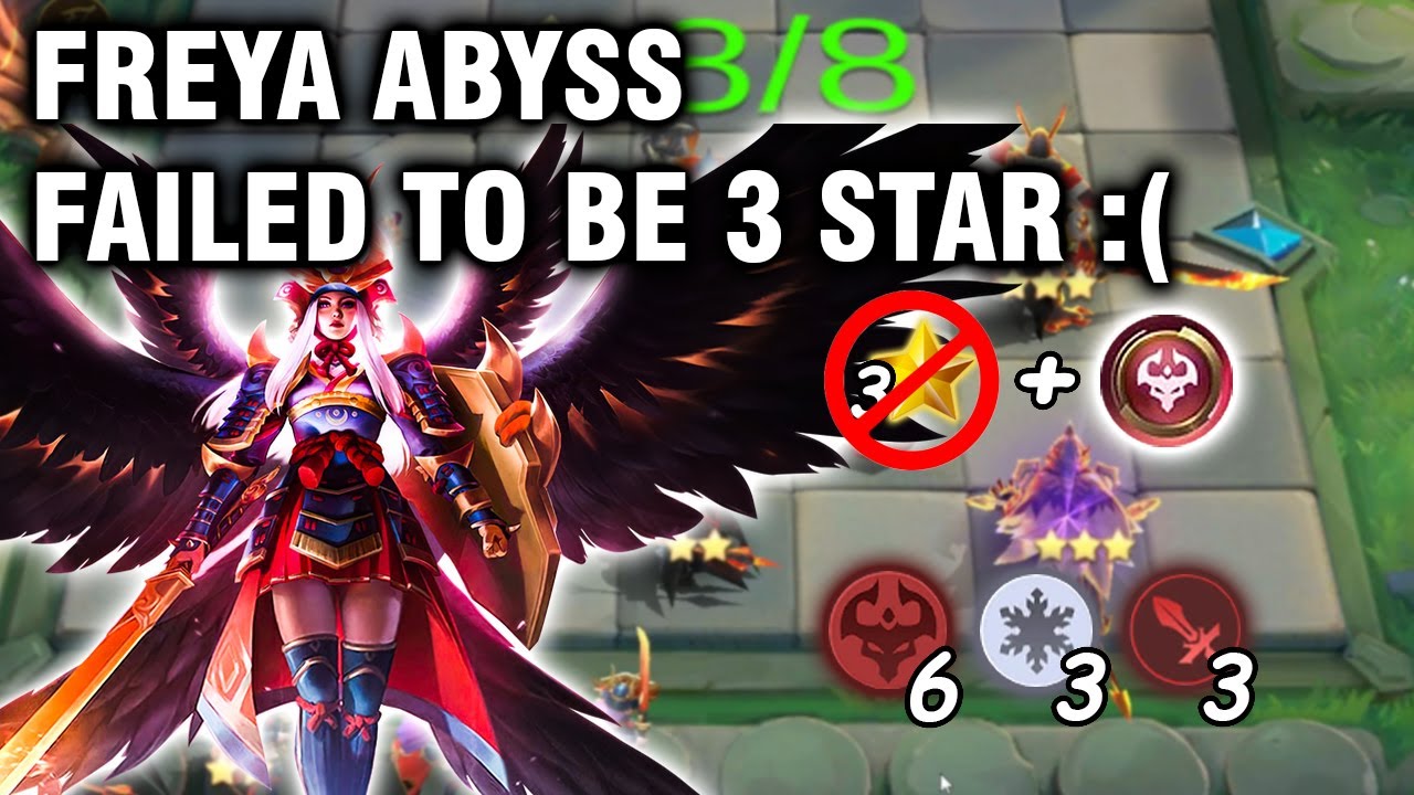 FAILED TO BE 3 STAR :( FREYA FT 6 ABYSS 3 NORTHERN VALE 3 WEAPON MASTER ...