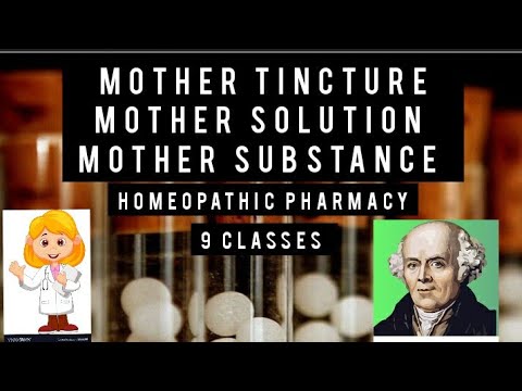 mother tincture|mother solution|mother substance|lecture|homoeopathic ...