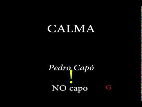 CALMA - Pedro Capó (Easy Chords and Lyrics)