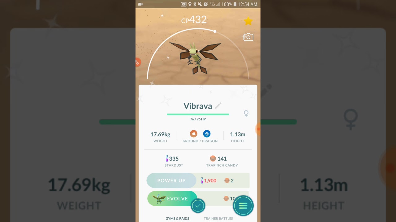 Shiny Vibrava Cp432 In Pokemon Go - Dtmp Drama Alert - YouTube