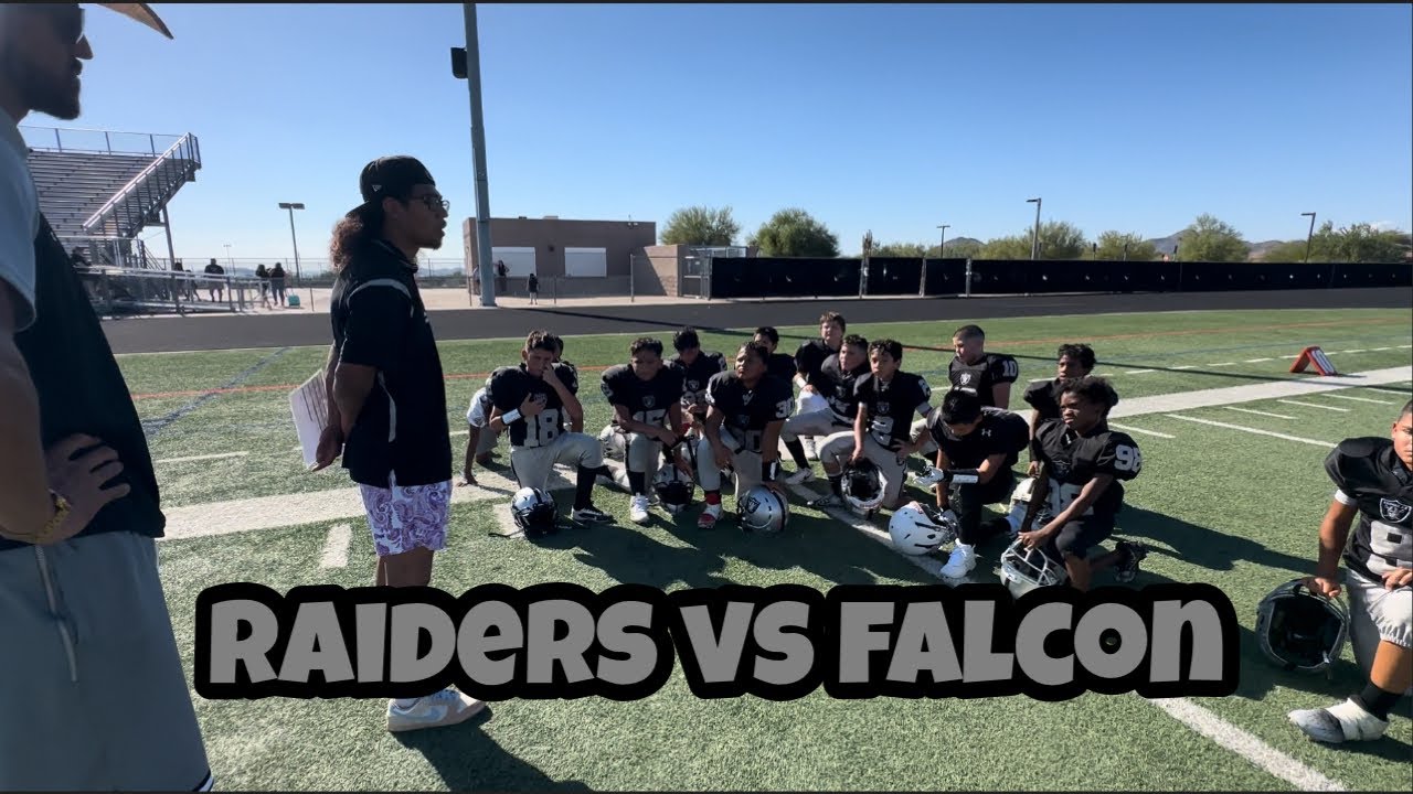 "Epic Showdown: Raiders vs. Falcons 10U Football Highlights!" - YouTube