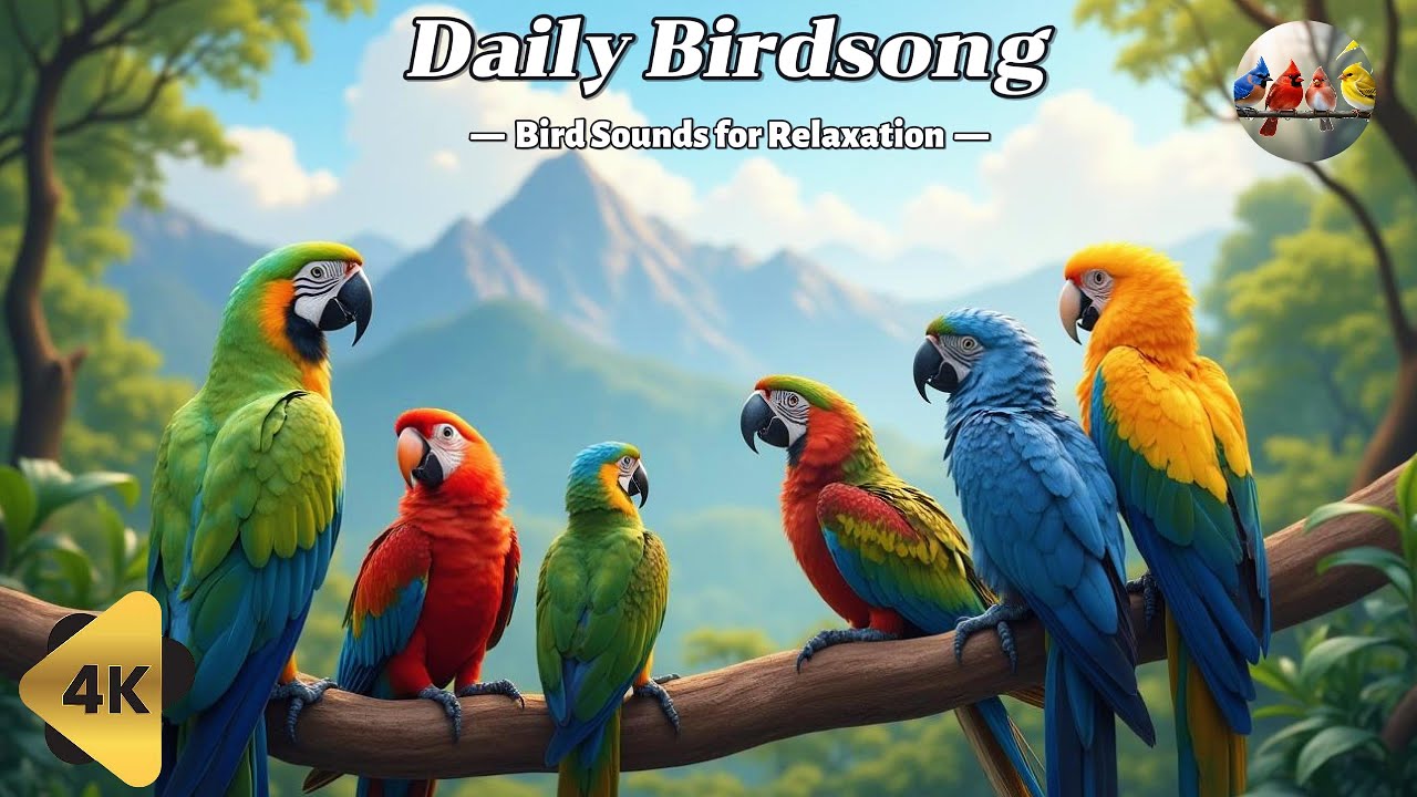 Calming Bird Sounds and Birdsong 🐦 Nature Sounds for Relaxation by ...