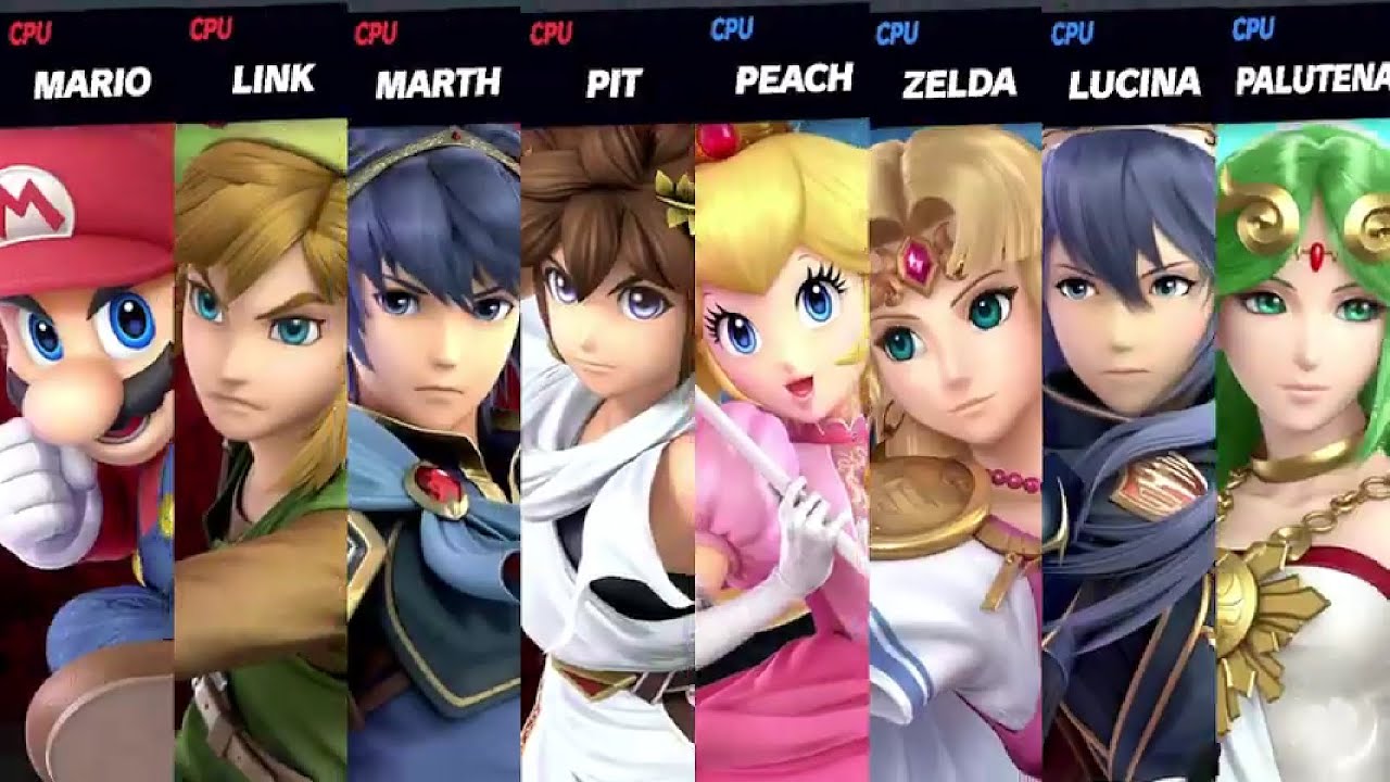 Super Smash Bros. Ultimate - Battle #2222 Boys VS Girls - YouTube