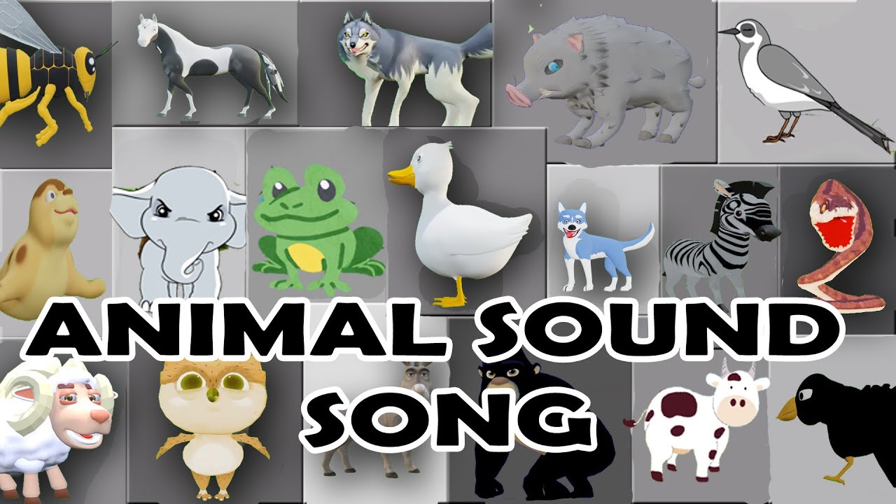Hooray Animals Sound Song H1AL2 || Kids Animal Songs and Nursery Rhymes ...