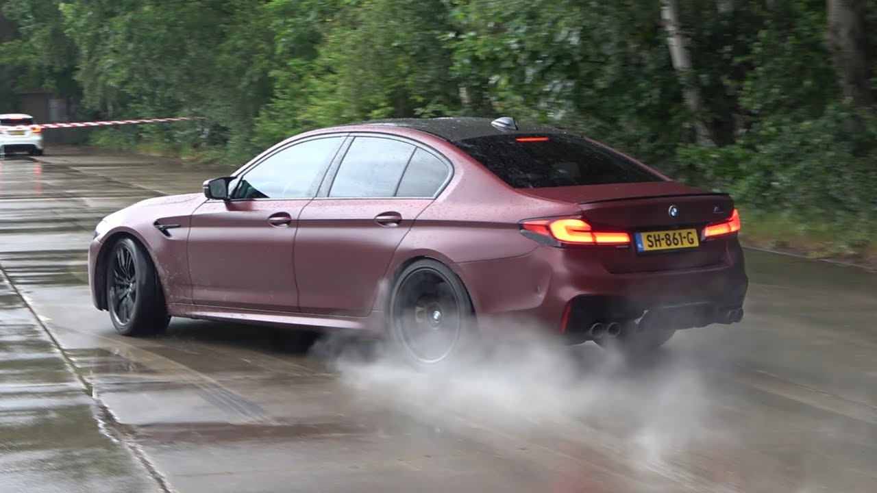 Sportcars Accelerating ! LOUD ! - M5 BURNOUT, GT3RS LAUNCH CONTROLL And ...