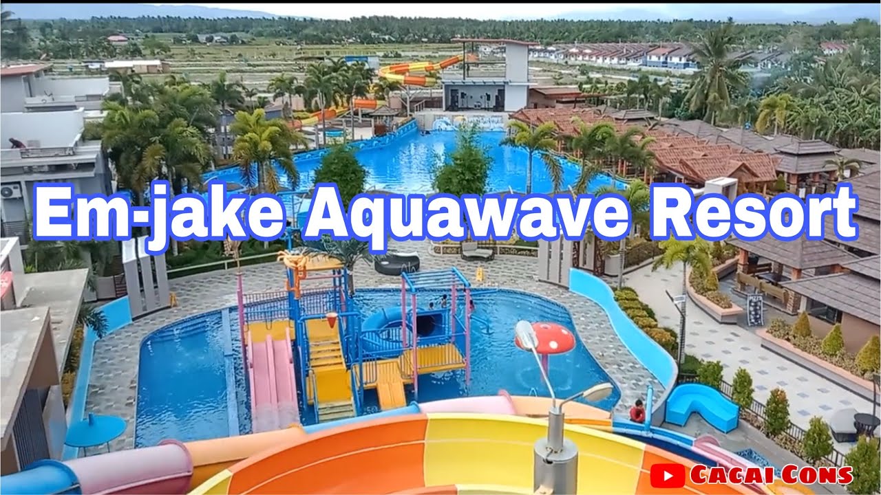 Fun experience at Em-jake Aquawave Resort | CACAI CONS - YouTube