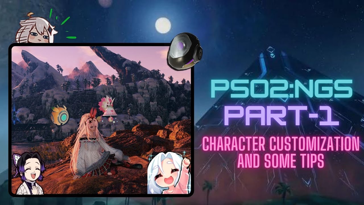 [PSO2:NGS] - Character Customization and Some Tips PART-1 ( Steam ...