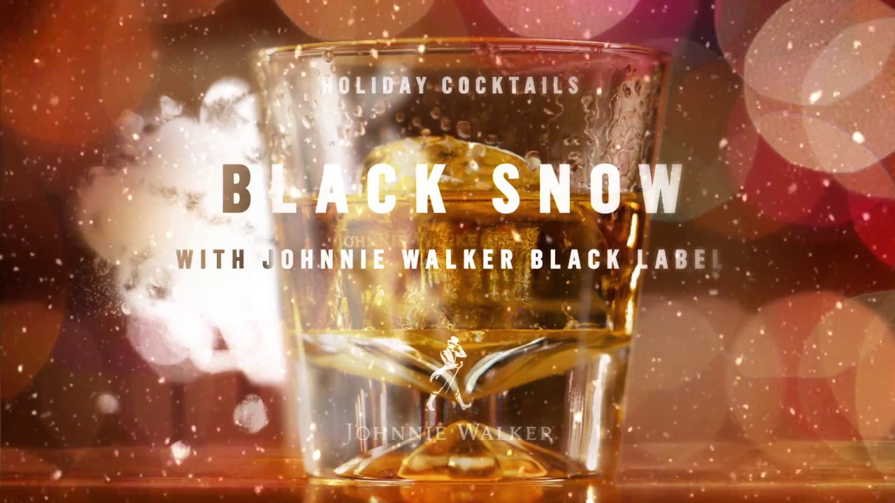 Johnnie Walker Festive Cocktails: Black Snow - YouTube