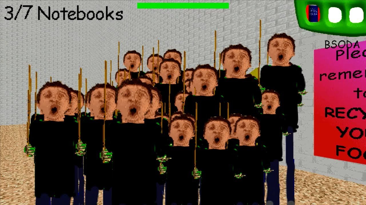 99 Baldi's in Baldi's Basics PRINCIPAL MANIA - YouTube