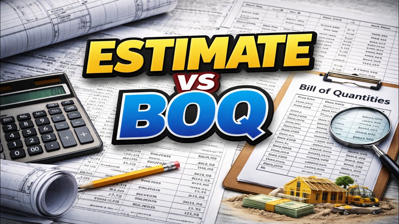 What is ESTIMATE & BOQ in Civil Works? - YouTube