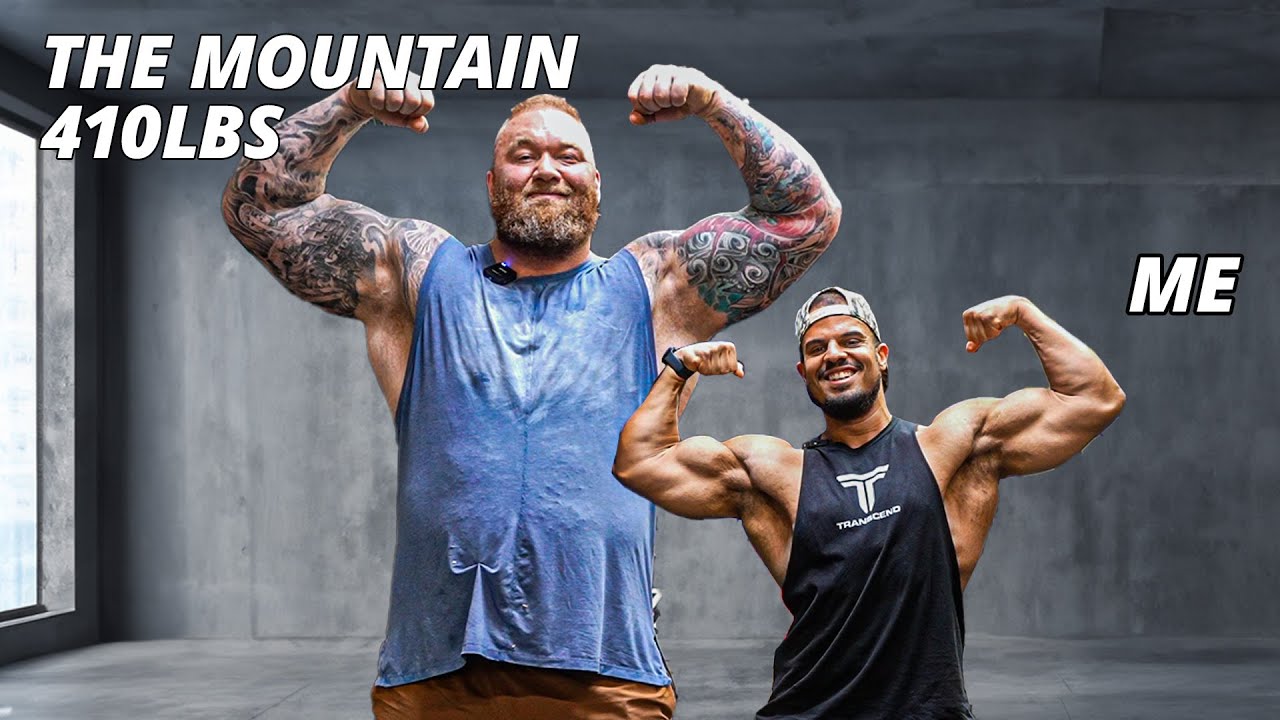 I Trained W/ a Giant (The Mountain - Halfthor Bjornsson) - YouTube